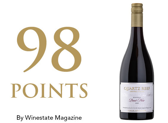 Pinot Noir 2020 - Awarded 98 Points - Quartz Reef Wines